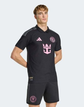 adidas adidas Performance - Inter Miami CF - Maillot d&eacute;placement authentique - Noir et rose