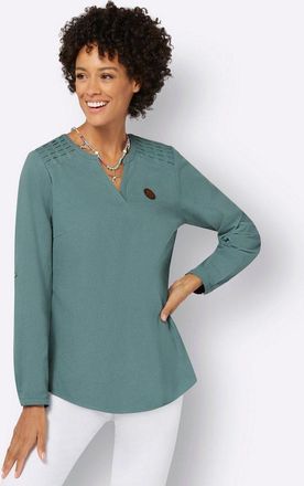 Witt Klassische Bluse Jeanstunika