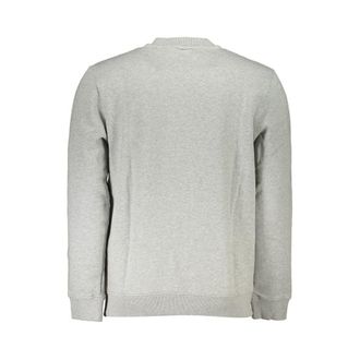 Napapijri Logo-Embroidered Cotton Sweatshirt - Grey