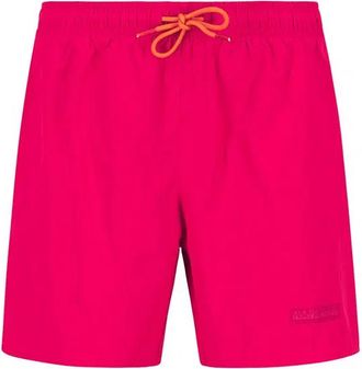 Napapijri Herren Badeshorts rot unifarben