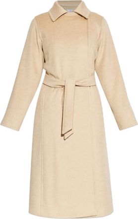 Max Mara manteau &agrave; taille ceintur&eacute;e - Tons neutres