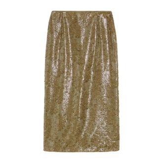 Pennyblack Femme, Jupes, Vert, Taille: 40 FR Hauts