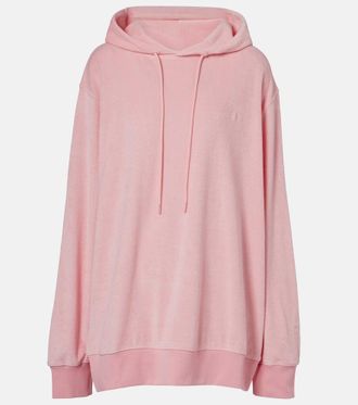 Hunza G Sweat-shirt à capuche en coton à logo