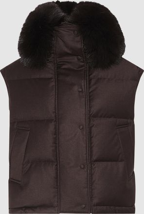 Yves Salomon Veste Sans Manches Americano