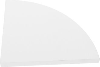 Aboofan Eckregal Wandmontage Schwebendes Dreieckiges Wandregal Wei&szlig; Raumoptimierung Ohne Bohren F&uuml;r Wohnzimmer Schlafzimmer K&uuml;che