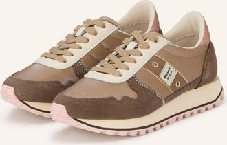 Blauer Sneaker Millen braun