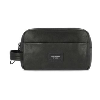 Piquadro Schwarze Ledertasche - Horizontale weiche Konstruktion - - Bags - Herren - Schwarzk - ONE SIZE