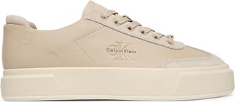 Calvin Klein Sneakers Calvin Klein Basket Cups Lup Wt Lth Su HW0HW02984 Beige