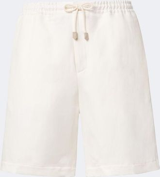 Canali Short en lin et soie