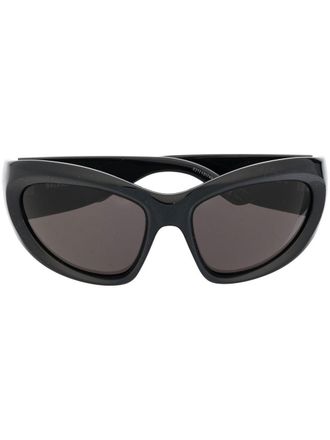 Balenciaga Klassische Cat-Eye-Sonnenbrille - Schwarz