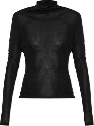 Victoria Beckham Femme, Tops, Noir, Taille: 40 FR Haut &agrave; manches longues