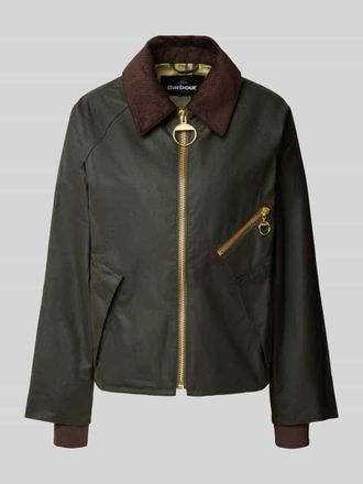 Barbour Regular Fit Funktionsjacke aus reiner Baumwolle