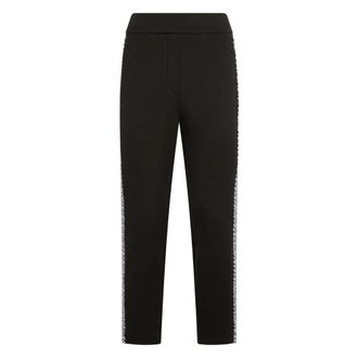 Moorer Gerade geschnittene Hose - - Trousers - Damen - Schwarzk - XS