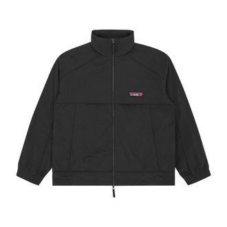 Billionaire Boys Club Homme, Vestes, Noir, Taille: XL Veste en Nylon Noir avec Logo Astro Helmet