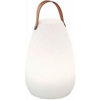 ETC Shop Tischleuchte Außen Akku Garten Tischlampe Outdoor USB aufladbar, dimmbar mit Fernbedienung Farbwechsel tragbar, 1x LED 11W 55lm 3000K, DxH 18x26 cm