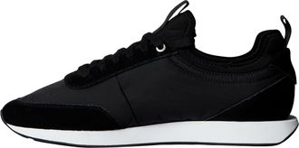 Calvin Klein Herren Retro Runner Sock Laceup Mix Mat Ym0Ym01414 Low Top, Black (Ck Black), 44.5 EU