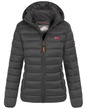 Geographical Norway Steppjacke Damen Herbst Jacke Steppjacke Outdoor leicht Kapuze &Uuml;bergangsjacke