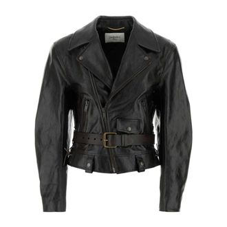 Saint Laurent Damen, Jacken, Schwarzk, XSGr&ouml;&szlig;e