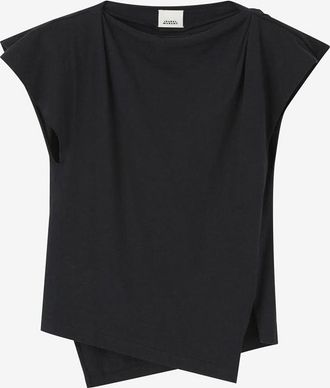Isabel Marant T-shirt Sebani - Femme - Noir - Taille XL - Isabel Marant