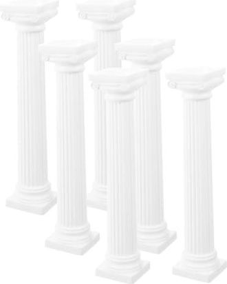 Cabilock Lot De 6 Mini-colonnes Romaines pour Photographie D&eacute;coration De Maison Ou De Bureau Style Romain