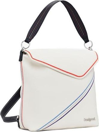 Desigual Accessoires PU Backpack, Mini Sac &agrave; Dos en polyur&eacute;thane Femmes, Blanc, Einheitsgr&ouml;&szlig;e