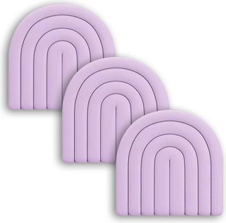 Generic 3-teiliges selbstklebendes Wandpaneel, 40 x 40 cm gro&szlig;e Wandaufkleber, gepolstertes Kopfteil, 3D-Antikollisions-Wandpolster f&uuml;r Kinder f&uuml;r das Schlafz