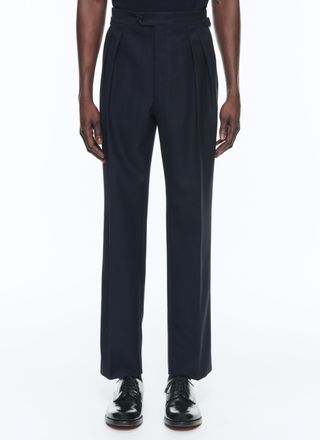 Fursac Pantalon &agrave; pinces en laine certifi&eacute;e - Taille 48 - Homme