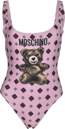 Moschino Femme, Maillots de bain, Rose, Taille: 40 FR Maillot de bain une pi&egrave;ce