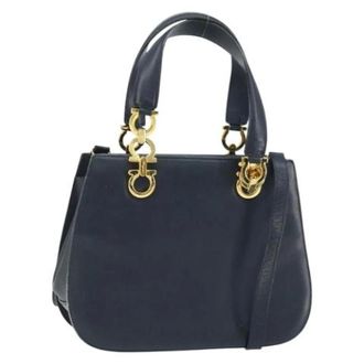 Ferragamo Handbag Pre-owned - Femme - Pre-owned - Bleu - Taille: ONE Size
