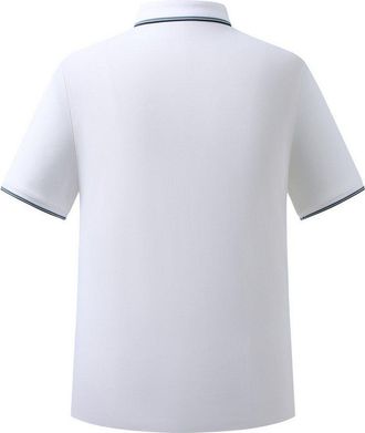 AlltheMen Poloshirt Herren Elegantes Poloshirt Kurzarm mit Retro Kontrast Design