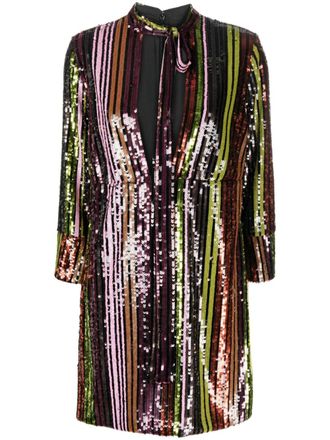 Dsquared2 Rowen Minikleid mit Pailletten - Schwarz