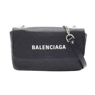 Balenciaga Pre-owned Sac bandouli&egrave;re Everyday Chain Wallet - Femme - Pre-owned - Noir - Taille: ONE Size