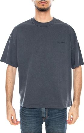 Carhartt Work in Progress Homme, Tops, Gris, Taille: L S/S Benton T-Shirt