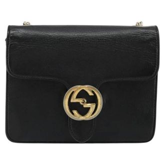 Gucci Sac bandouli&egrave;re vintage pr&eacute;-poss&eacute;d&eacute; - Femme - Pre-owned - Noir - Taille: ONE Size