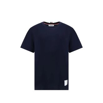 Thom Browne Signature-stripe Crew-neck T-shirt