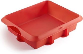 Lékué Lasagnen-Form, Silikon, rot, Standard