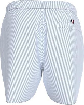 Tommy Hilfiger Medium Drawstring Ithaca Stripe 01T White Medium, 01t - White, M