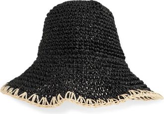 By Malene Birger Femme, Accessoires, Noir, Taille: ONE Size Strawilla Hat