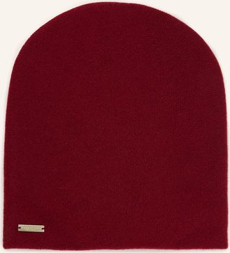 Seeberger Seeberger Cashmere-M&uuml;tze rot