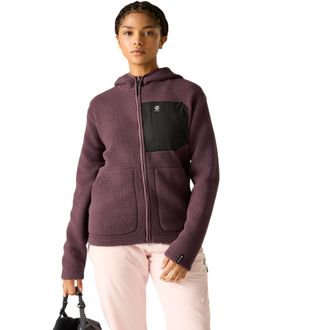 Dare 2B Dare 2B - Firn Fleece f&uuml;r Damen, mit Kapuze, Teddyfleece (Huckleberry)