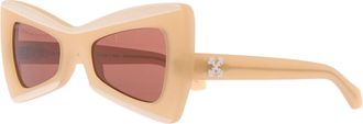 Off-white Off White - Nashville Eckig-Sonnenbrille (Sandbraun)