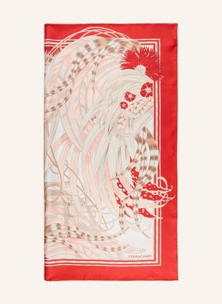 Ferragamo Ferragamo Seidentuch rot