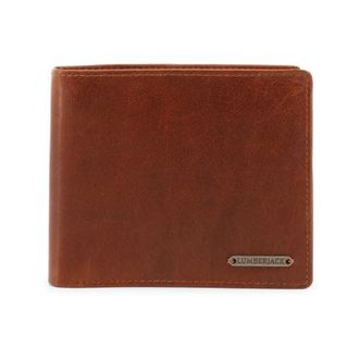 Lumberjack Homme, Accessoires, Brun, Taille: ONE Size Portefeuille en cuir élégant avec porte-monnaie