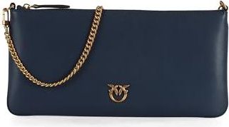 Pinko Pochette en cuir HORIZONTAL FLAT | 5BPDB102747A0F1 G08Q BLEU, bleu, Medium