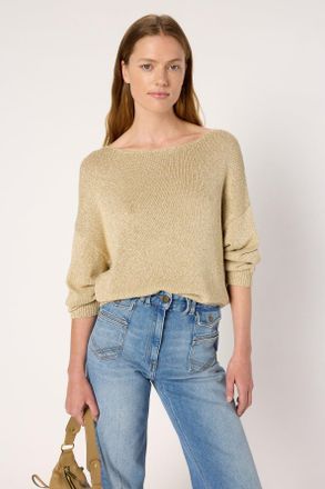 Gerard Darel Pull en maille dor&eacute;e - ELIANNA - Or