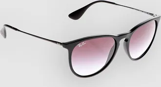 Ray-Ban Erika Rubber Black Sonnenbrille poly grey gradient