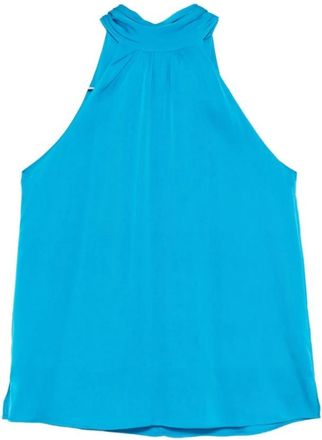 Nouvelle/Silk95Five Femme, Tops, Bleu, Taille: 36 FR Top
