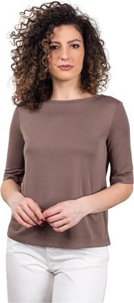 Max Mara Femme, Tops, Brun, Taille: 38 FR T-Chemises