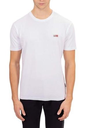 Napapijri T-Shirt Homme Suri, Blanc, Medium