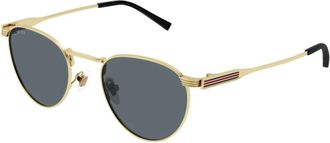 Gucci Stylische Sonnenbrille f&uuml;r modebewusste Personen - - Accessories - unisex - Gelb - 48 MM